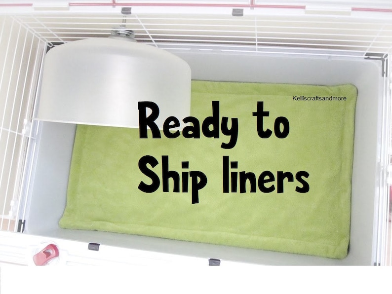 READY TO SHIP Custom Cage Liner Fleece Triple Thick With - Etsy