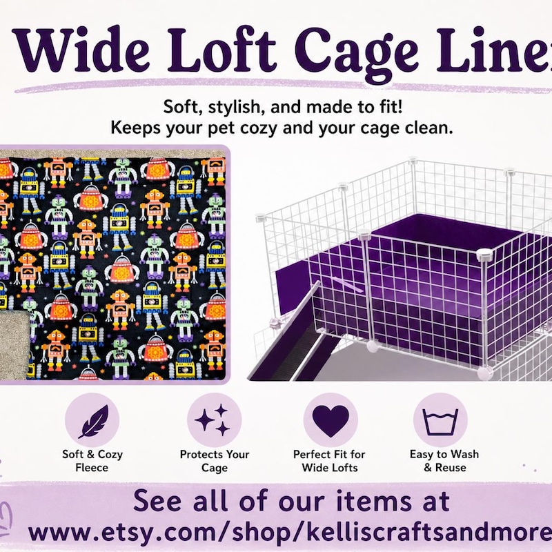 Guinea Pig Liners Loft - Etsy