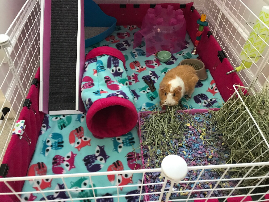 Custom Fleece C&C Cage Liner 1x2 2x2 2x3 2x4 2x5 Liner - Etsy
