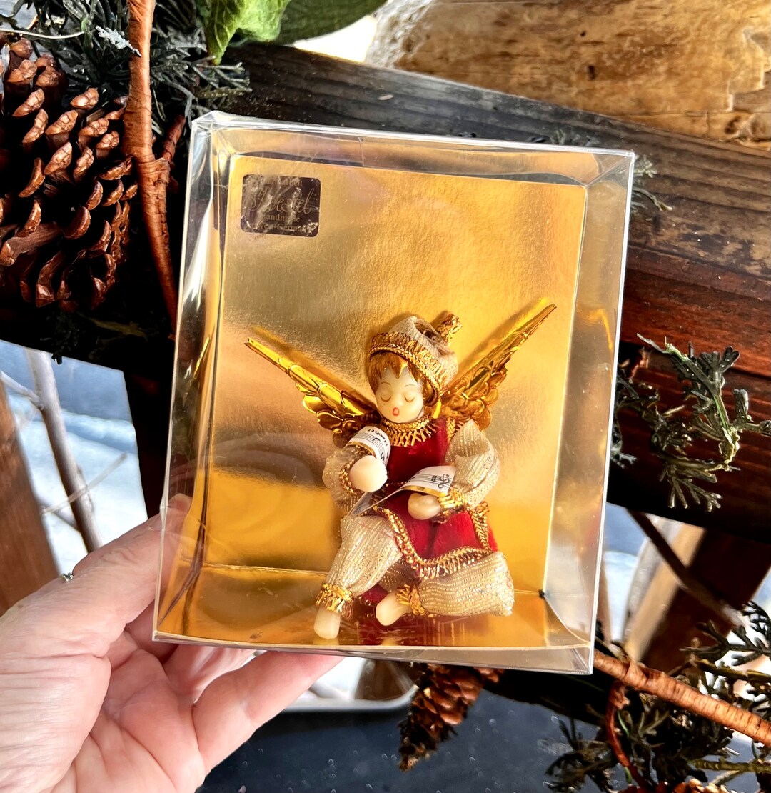 Vintage Koestel Musician Christmas Topper Ornament 1960 1970 Western ...