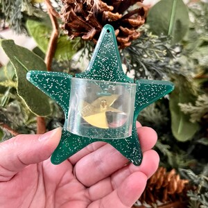 Vintage Spinner Twinkler Christmas Ornament Plastic Star MCM - Etsy