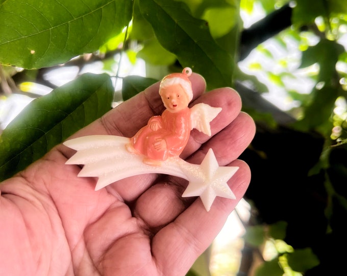 Vintage West Germany Angel Shooting Star Christmas Ornament 1940 1950 ...