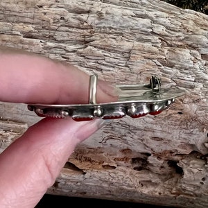 Vintage Kingman Turquoise Red Coral Belt Buckle Native American Belt ...