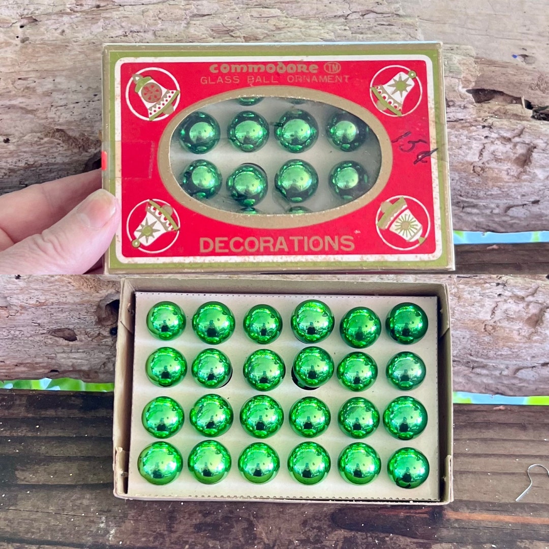 Vintage MCM COMMODORE Mercury Glass Christmas Ornament 1950 1960 ...