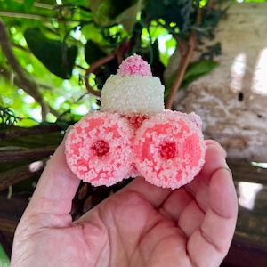 Vintage Candy Sugar Car Christmas Ornament MCM 1960 1970 Candy Gumdrop ...