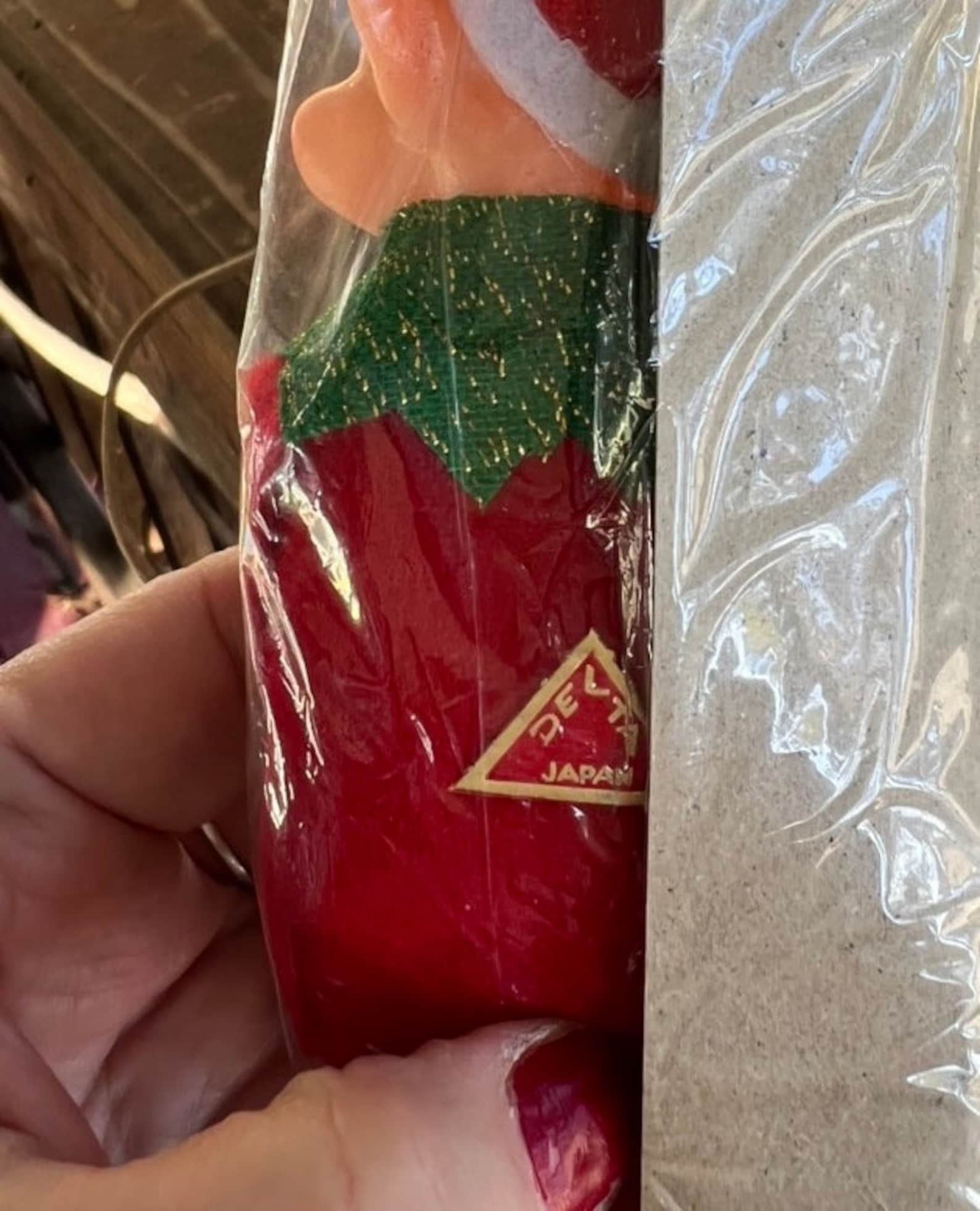 Vintage Delta Knee Hugger Elf Pixie Plastic Christmas Ornament - Etsy