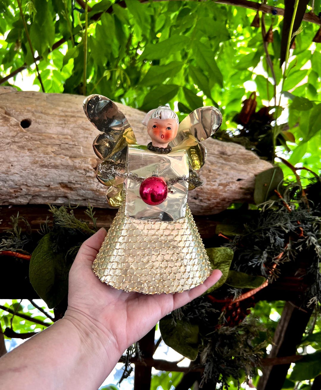 Vintage Holt Howard Angel Christmas Ornament Retro Kitsch 1950 ...