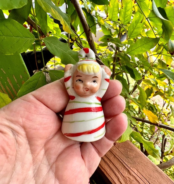 MCM Vintage Candy Cane Christmas Bell MCM Ceramic Candy Cane - Etsy