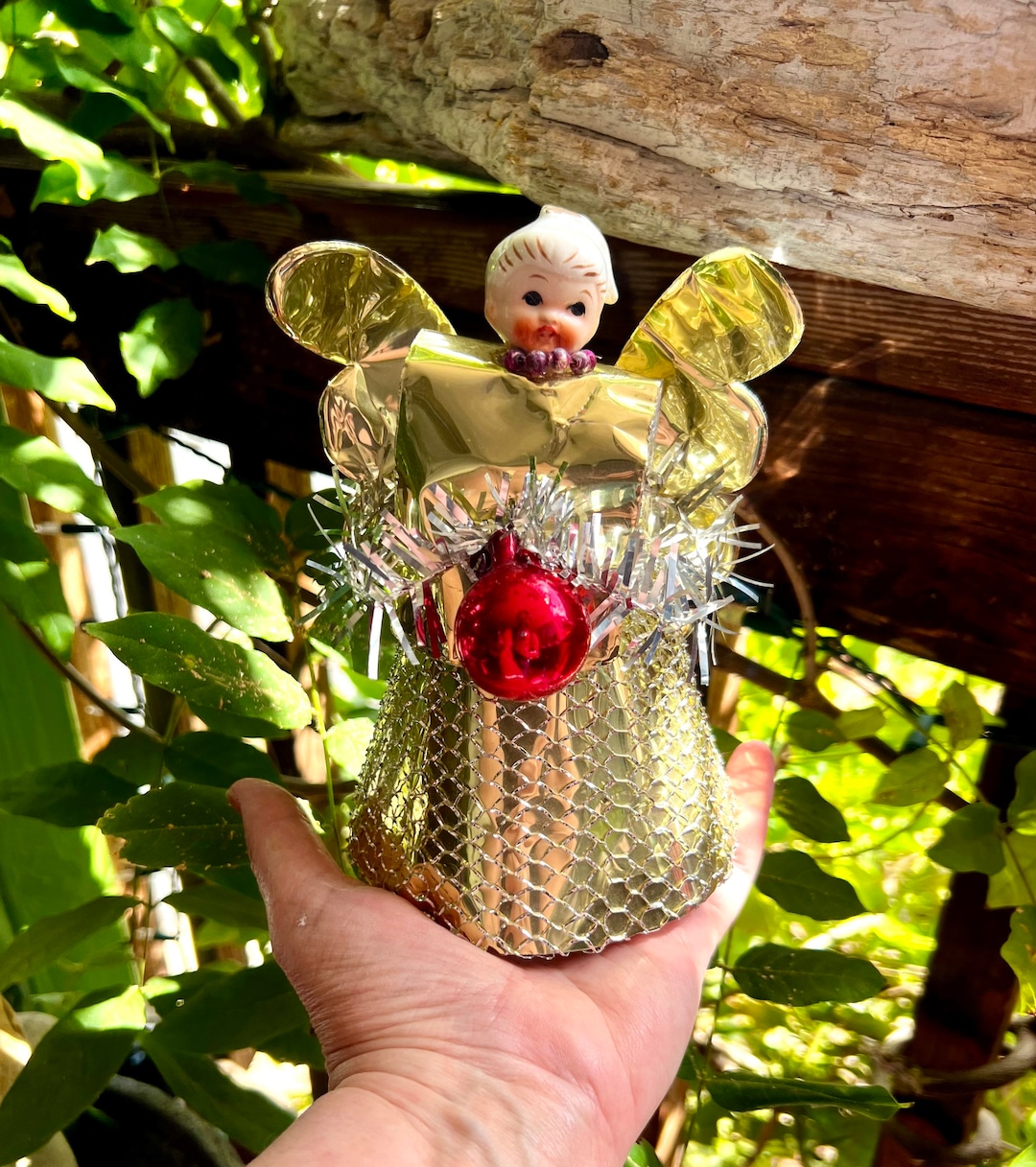 Vintage Holt Howard Angel Christmas Ornament Retro Kitsch 1950 MCM ...