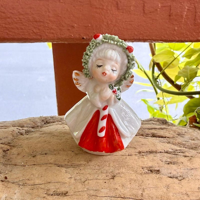 Candy Cane Napco Figurines - Etsy