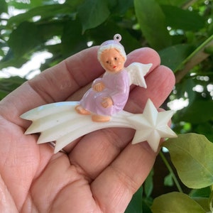 Vintage Angel Shooting Star Christmas Ornament 1940 1950 West | Etsy
