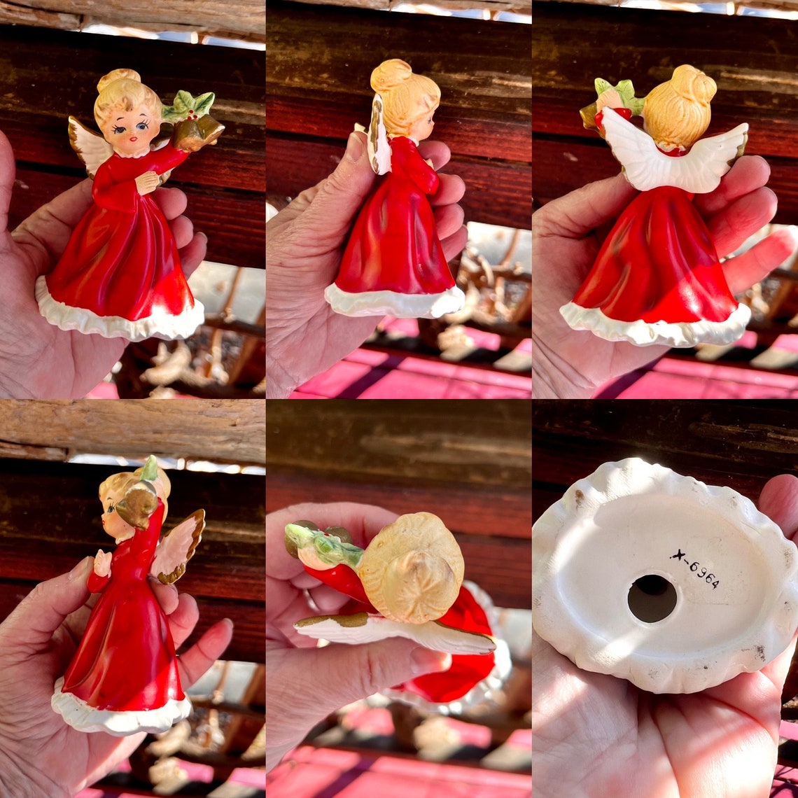 Vintage NAPCO Angel Christmas Figurines 1950 MCM Retro Ceramic - Etsy