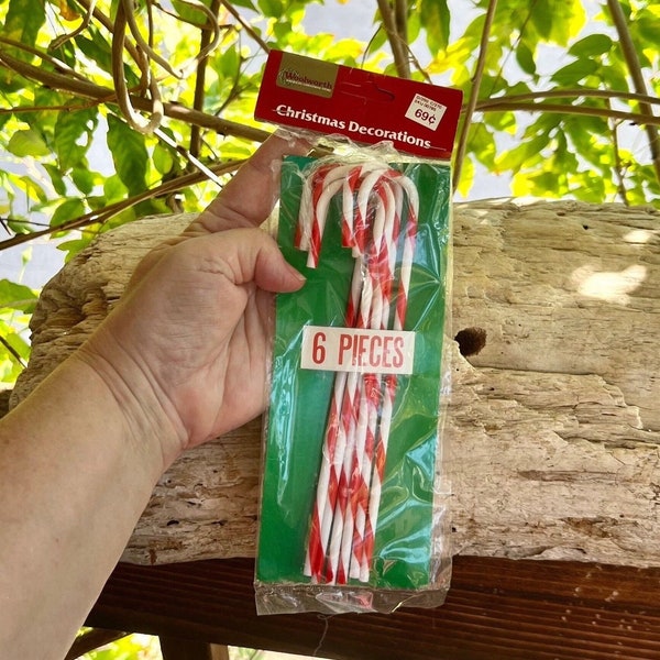 Glass Candy Cane Ornament - Etsy