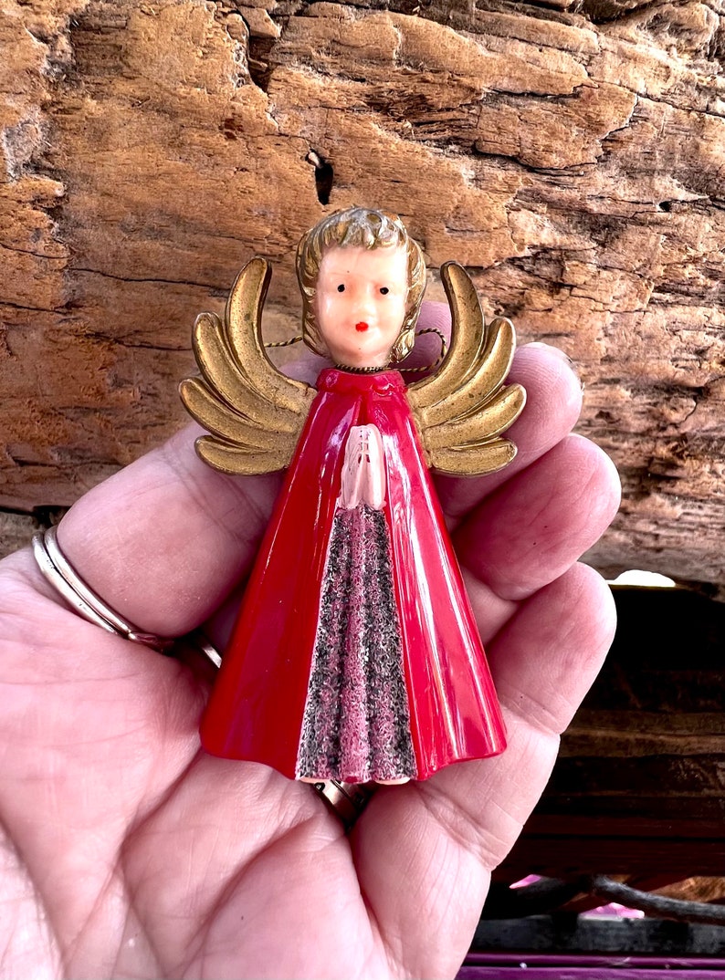 Vintage West German Angel Christmas Ornament 1940 1950 West - Etsy