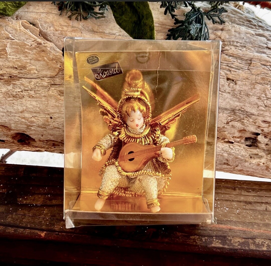 Vintage Koestel Angel Christmas Topper Ornament 1960 1970 Western ...