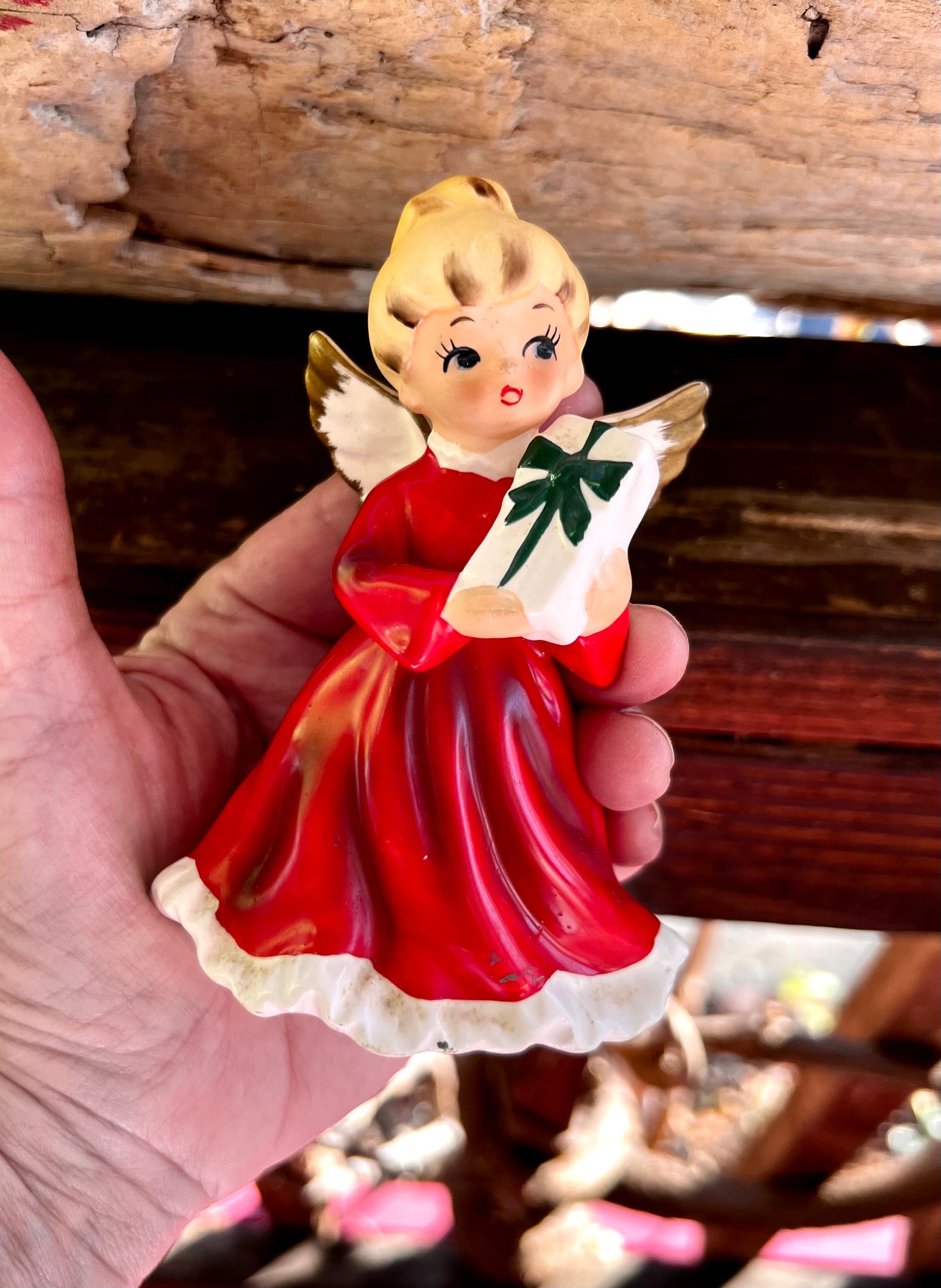 Vintage NAPCO Angel Christmas Figurines 1950 MCM Retro Ceramic - Etsy