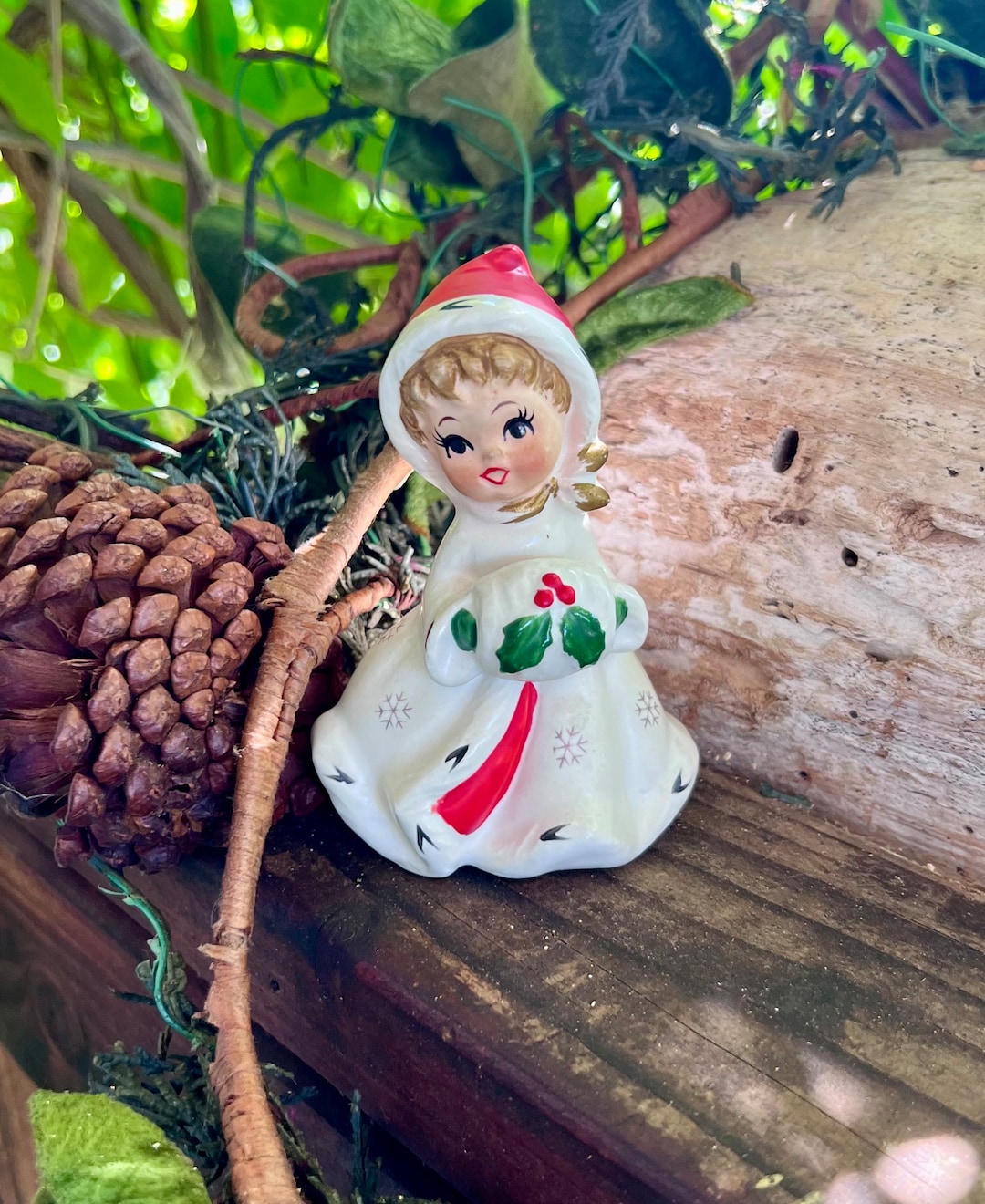 Vintage NAPCO Angel Christmas Figurine 1950 MCM Retro Angel Figurine ...
