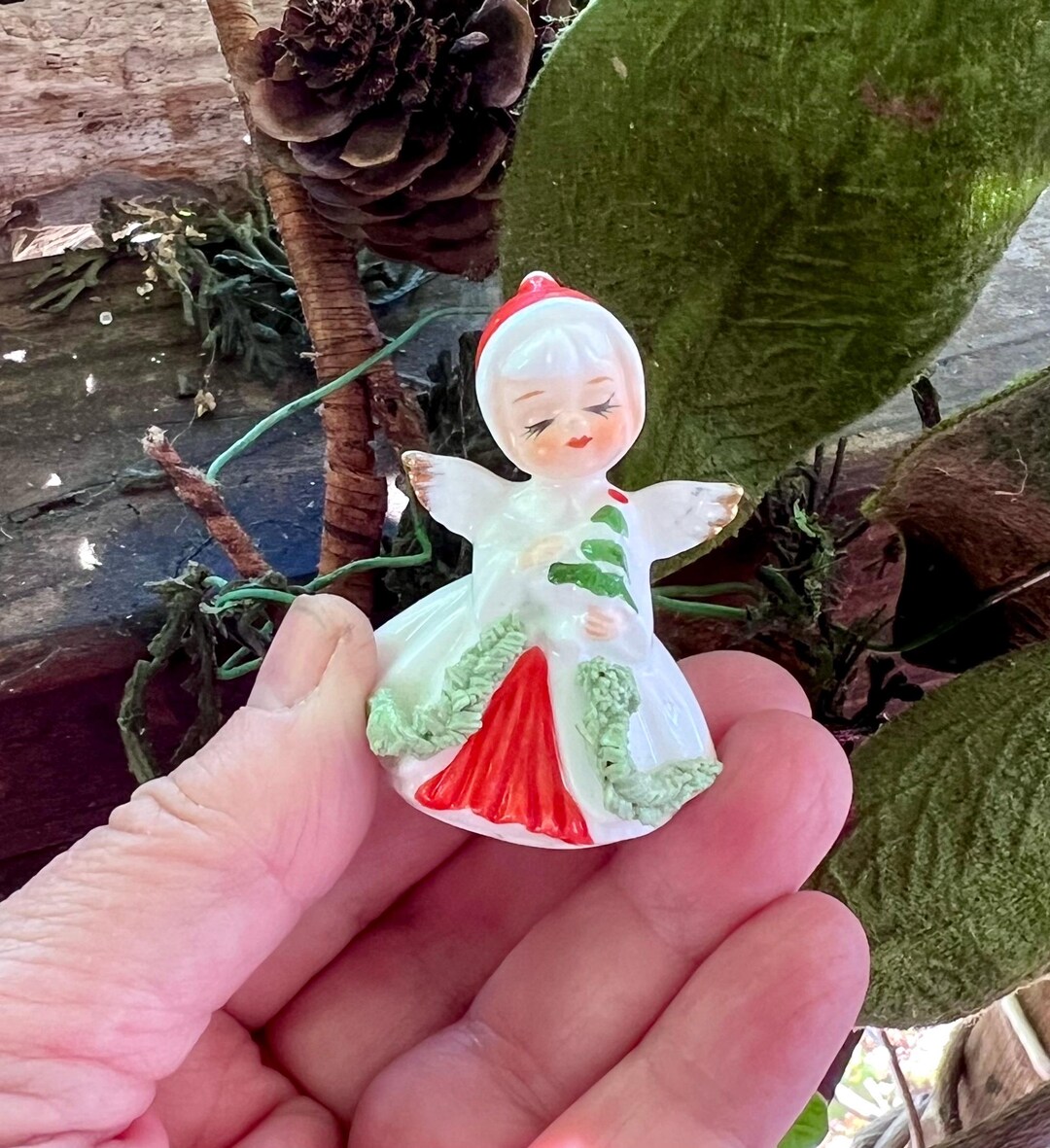 Vintage Napco Christmas Angel 1950 1960 Ceramic Christmas Angel Napco ...