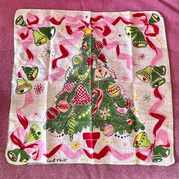 Christmas Hankie - Etsy