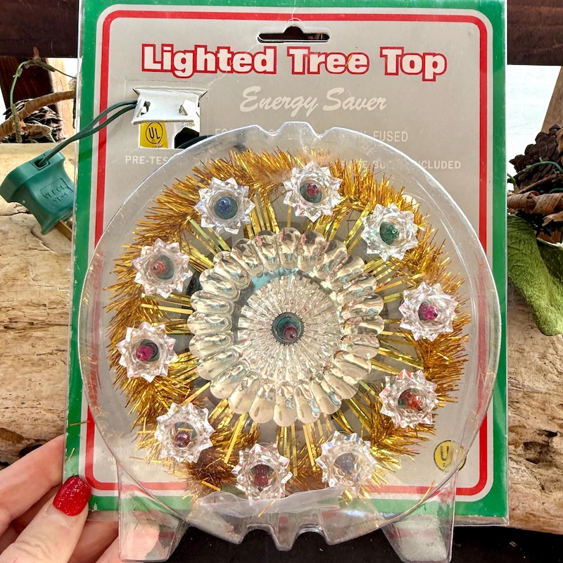 Vintage 1970 Tree Topper - Etsy