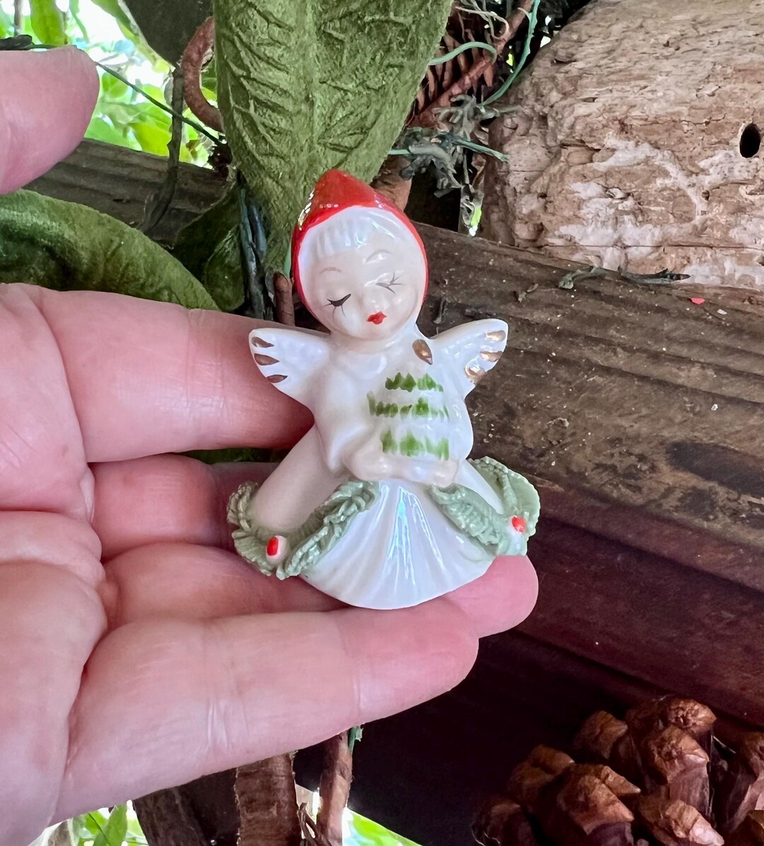 Vintage Napco Christmas Angel 1950 1960 Ceramic Christmas Angel Napco ...