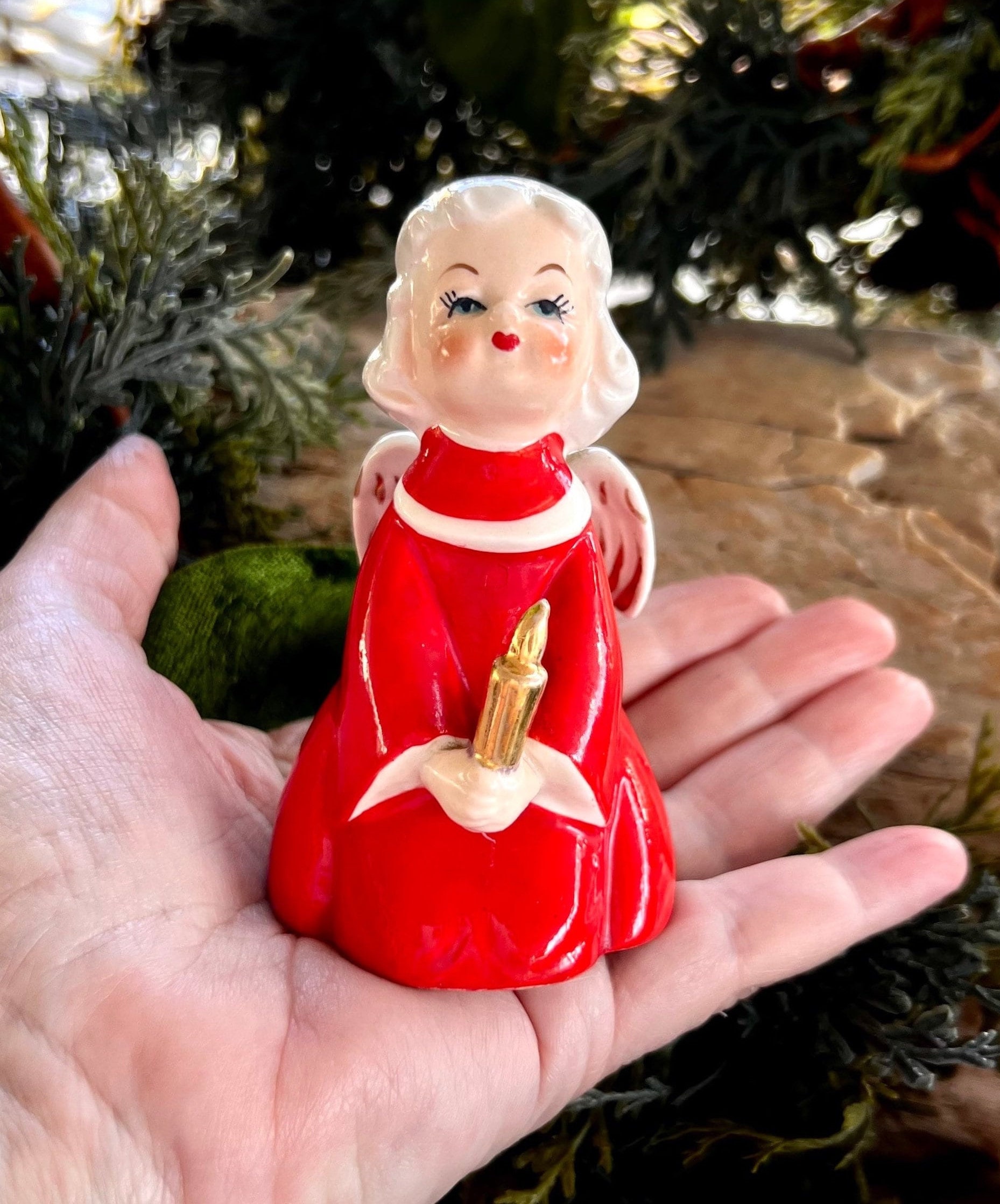 Vintage Napco Angel With Harp Figurine - Etsy Vintage Napco Angel With Harp Figurine - Etsy