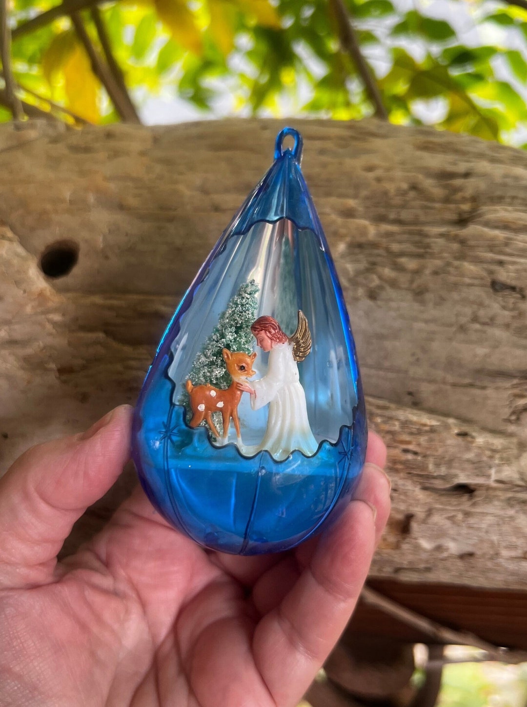 Jewelbrite Angel Deer Fawn Ornament Vintage Angel Deer Christmas ...