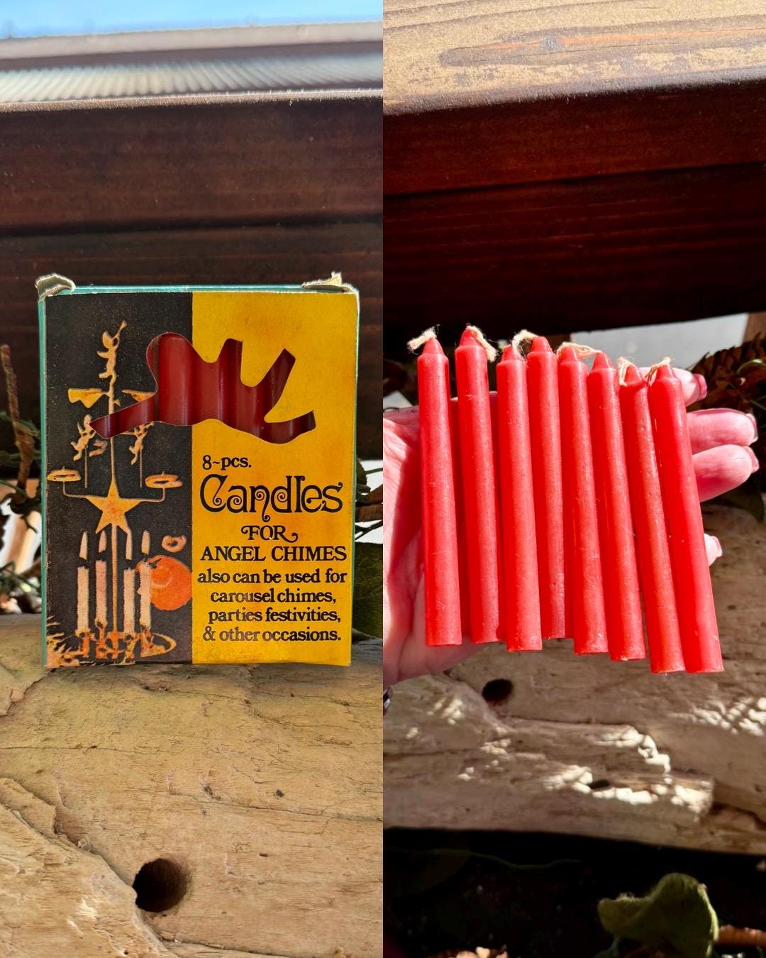 8 Vintage Commodore White Christmas Candles MCM 1950 1960 4” Chime ...