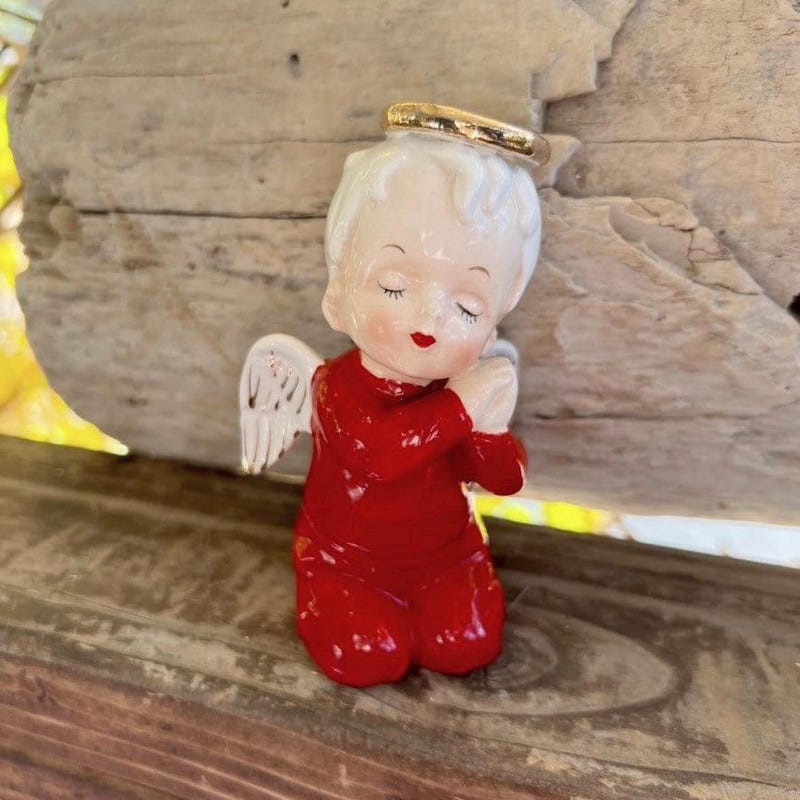 Ceramic Antique Angel - Etsy