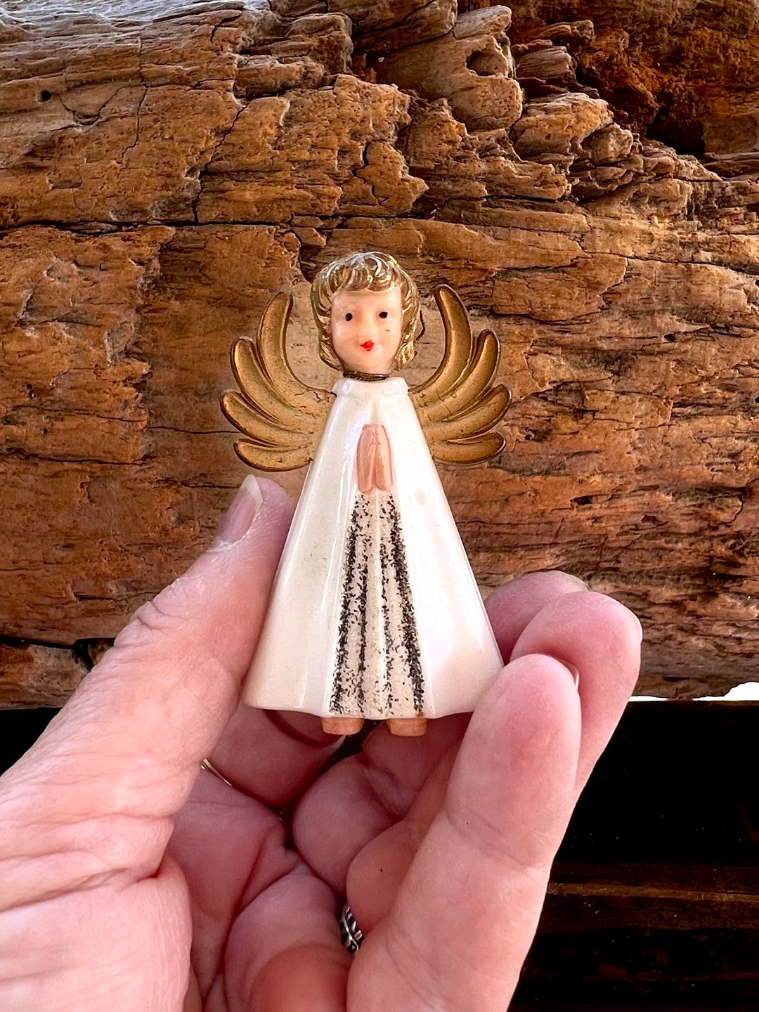 Vintage West German Angel Christmas Ornament 1940 1950 West Germany ...