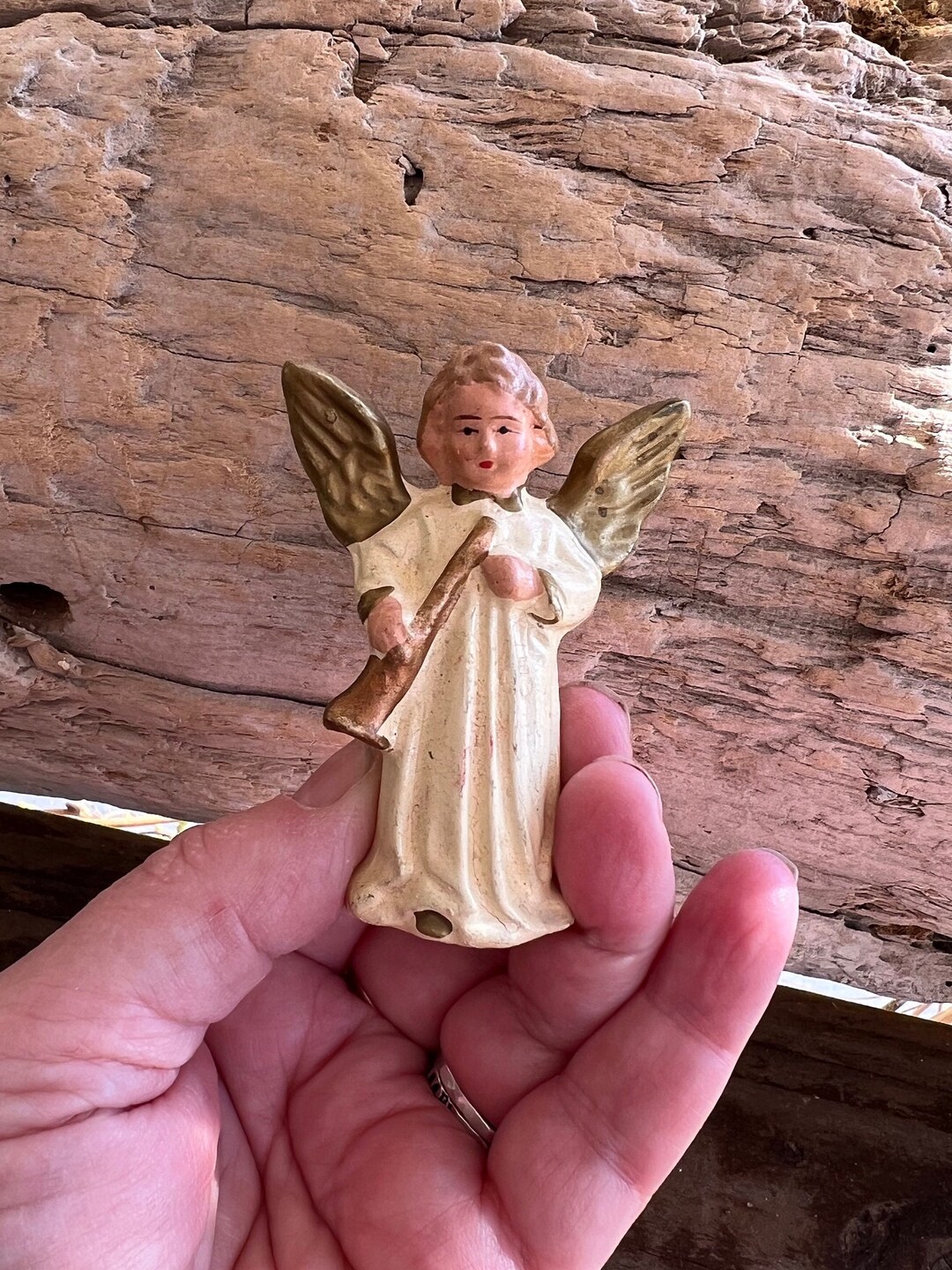 Vintage US Zone West German Angel Christmas Ornament Western Germany ...