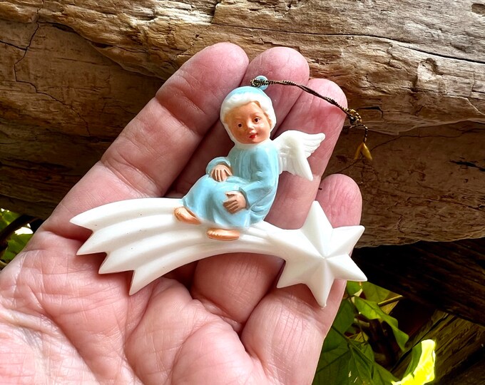 Vintage Angel Shooting Star Christmas Ornament 1940 1950 West - Etsy