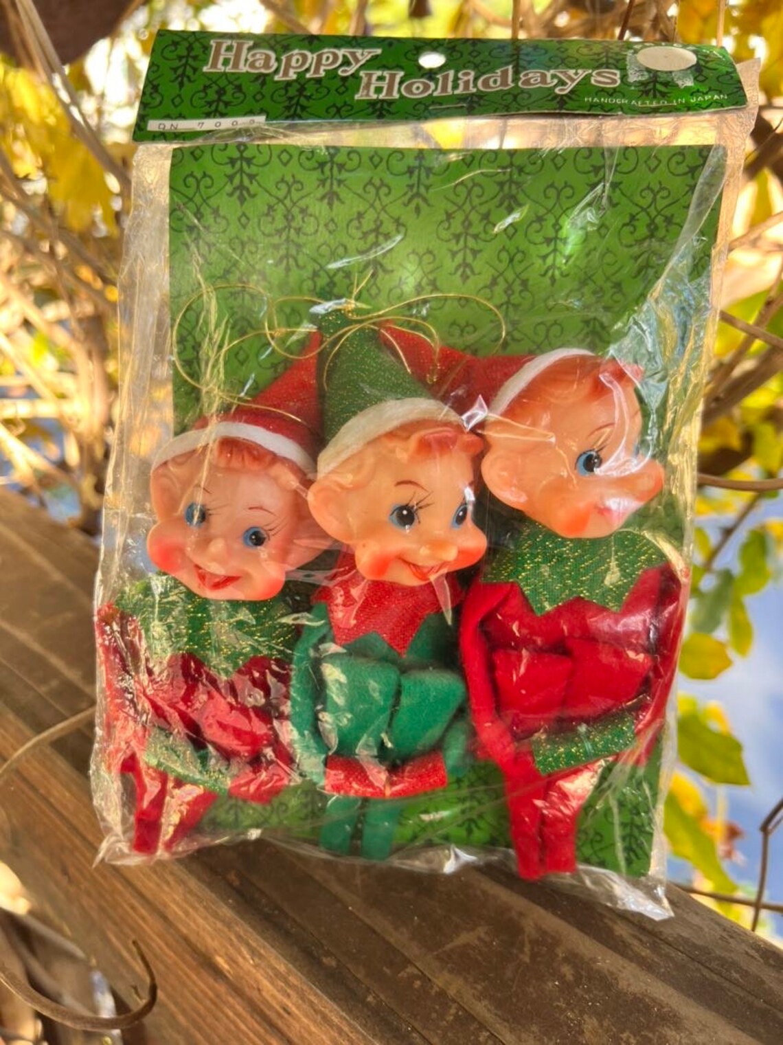 Vintage Delta Knee Hugger Elf Pixie Plastic Christmas Ornament - Etsy