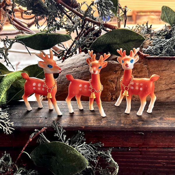 Plastic Reindeer - Etsy