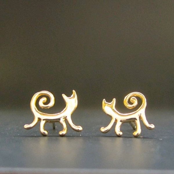 Rose Gold Cat - Etsy