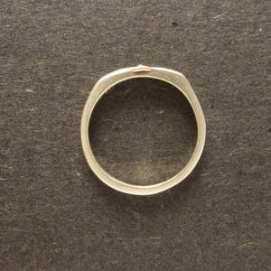 Squishy Face Ring Stacking Sterling Band Handmade in USA - Etsy