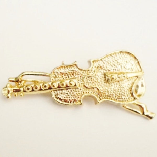 Cello Brooch - Etsy