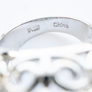 PJM China Oval Pacific Green Stone Ring Size 7 10 Clear - Etsy