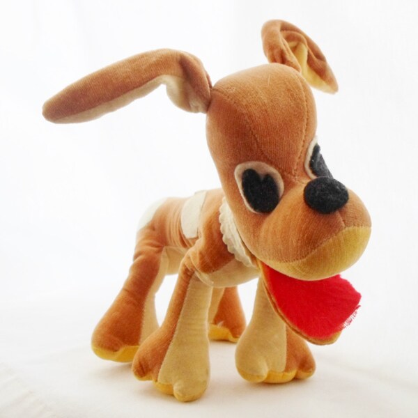 Vintage Stuffed Dog - Etsy