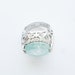 PJM China Oval Pacific Green Stone Ring Size 7 10 Clear - Etsy