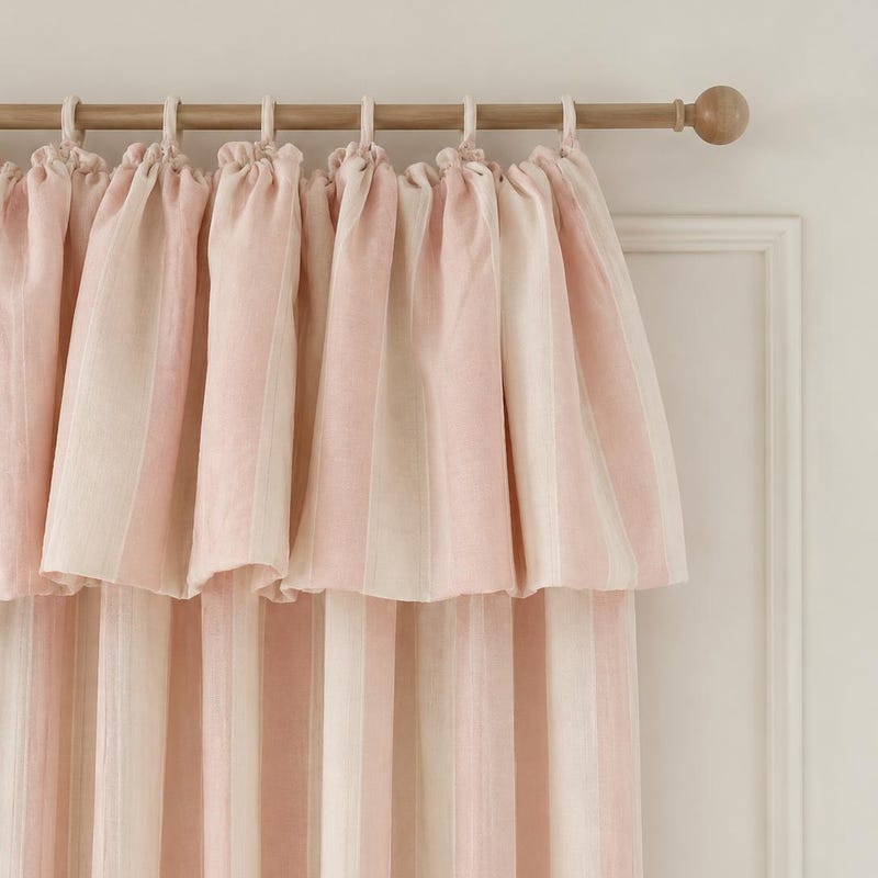 Frill Curtains Stripe - Etsy UK