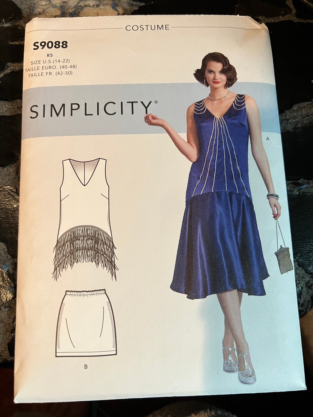 Simplicity Pattern S9088 14-22. 30s Dress - Etsy