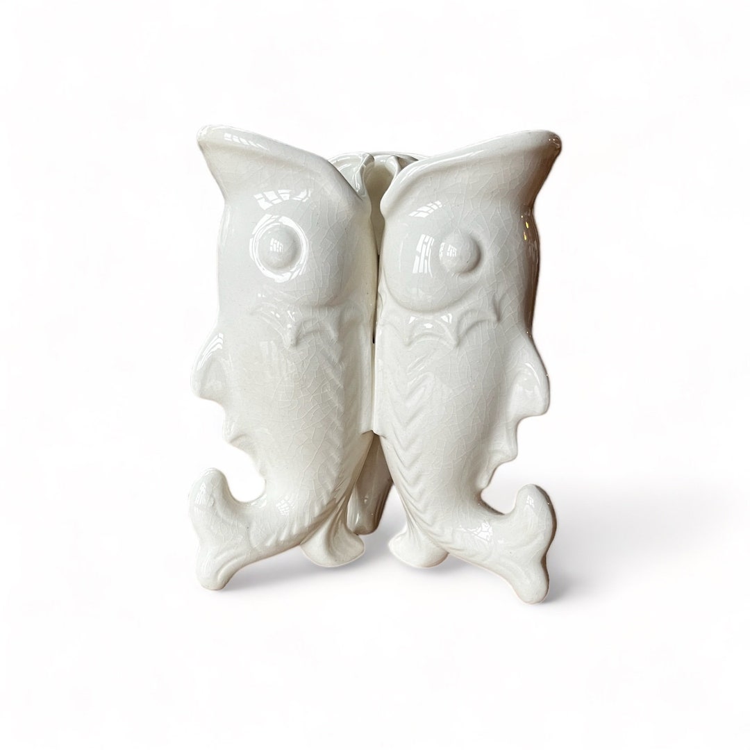 Ceramic Trio Coy Fish Vase - Etsy