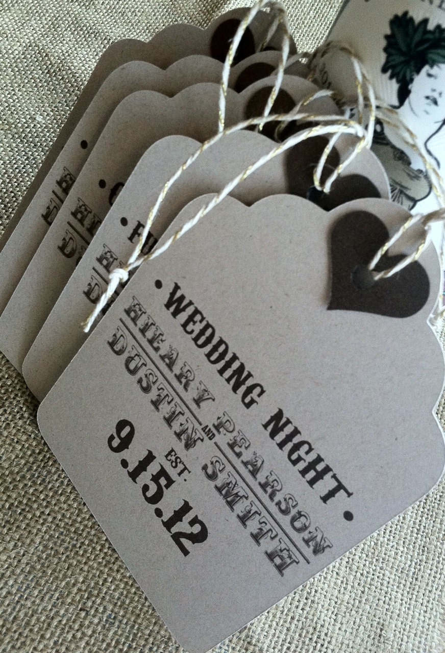 CUSTOM Wine Tags - Bridal or Wedding Shower GIFT - Poems - Wine Basket ...