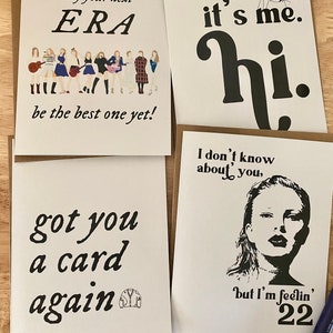 Personalized Swiftie Stationery Set Taylor Swift Inspired Notecards ...