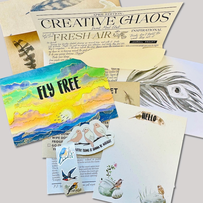 Creative Chaos Snail Mail Club, Stationery, Penpal, Letter, Postcard ...