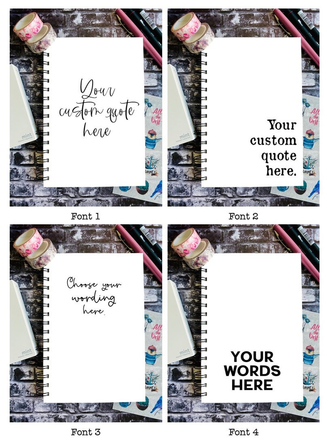 Customize Your Journal Cover Custom Journal or Scrapbook | Etsy