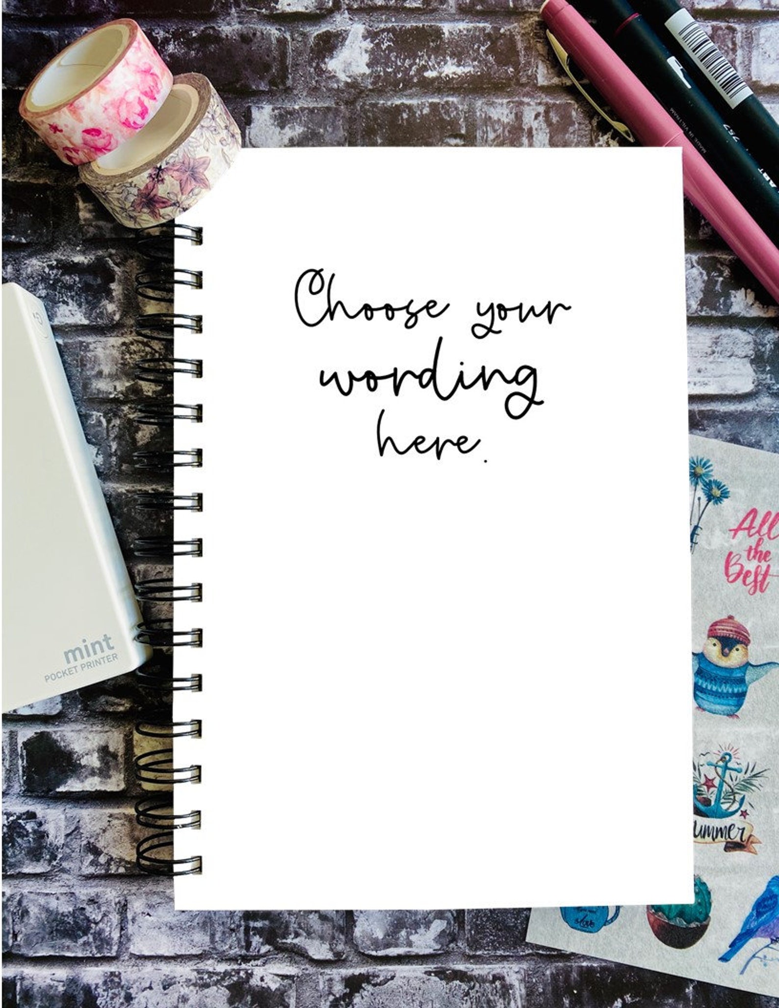 Customize Your Journal Cover Custom Journal or Scrapbook | Etsy