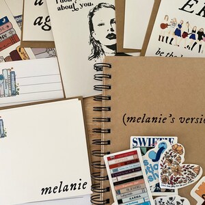 Personalized Swiftie Stationery Set Taylor Swift Inspired Notecards ...