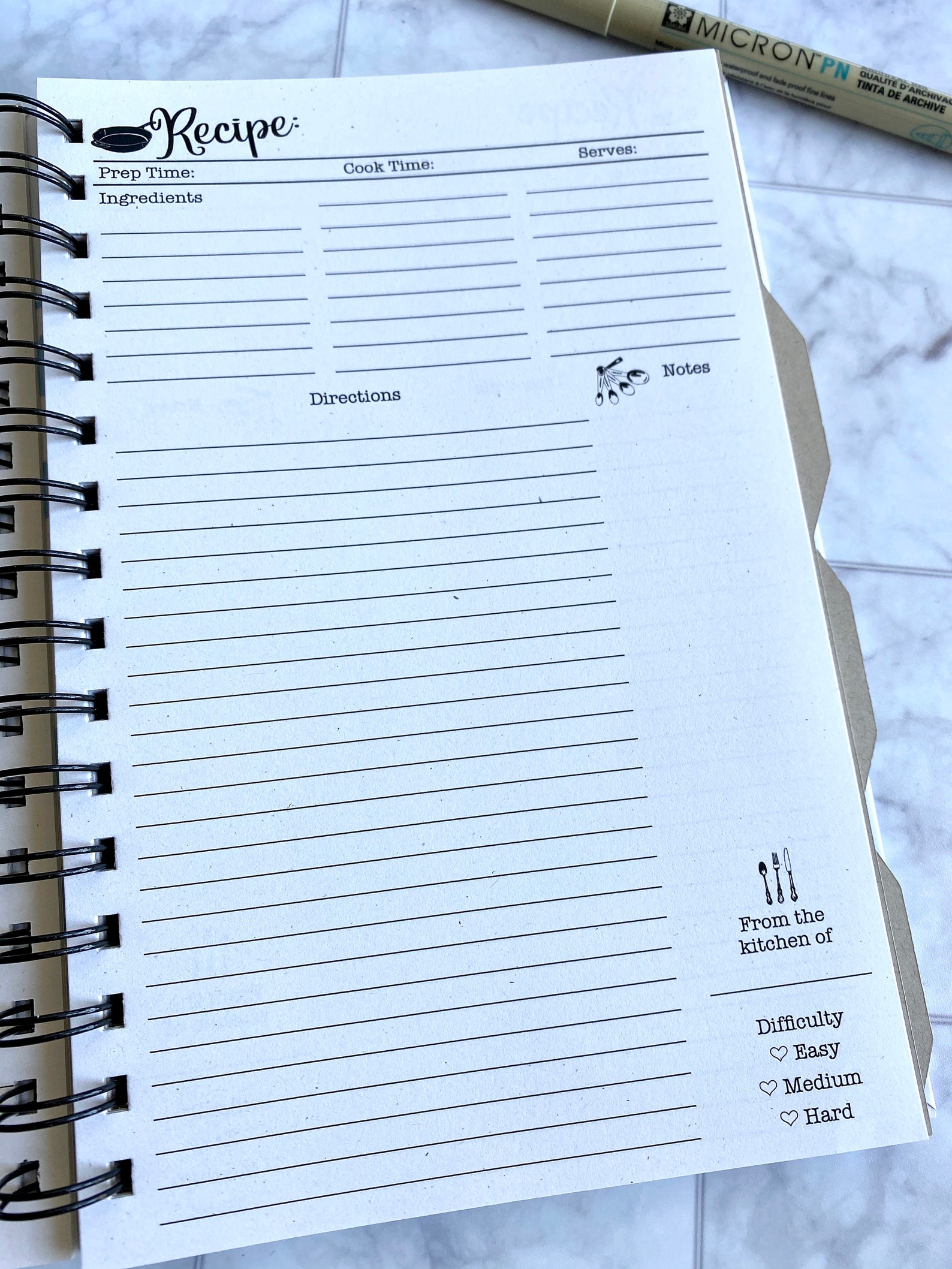 BOHO Skull Favorite Recipes - Personalized Hardcover Recipe Journal ...